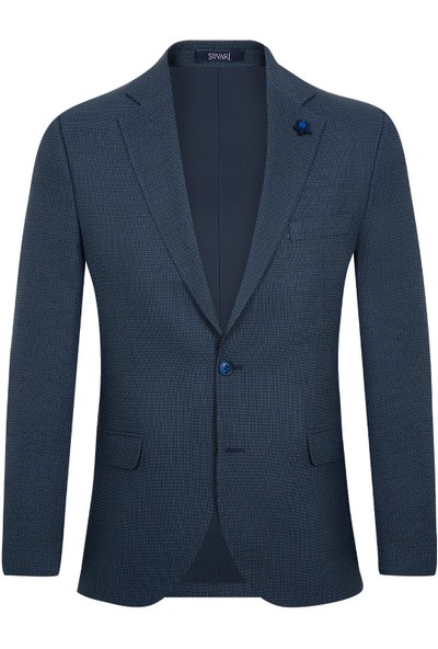 Süvari Desenli Lacivert Erkek Ceket Süvari Desenli Lacivert Erkek Ceket