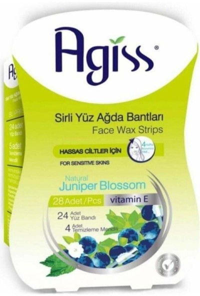 Agıss28'Lı Sir Ağda Yüz Bandı Hassas Ciltler Için Agıss28'Lı Sir Ağda Yüz Bandı Hassas Ciltler Için