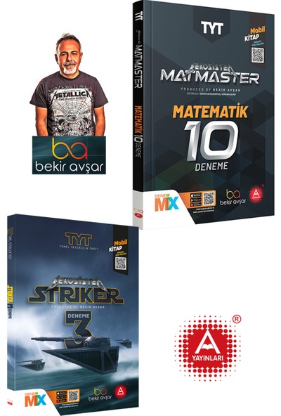 A Yayınları Beko Sistem Matmaster ve Striker Deneme Seti (Ciltli) A Yayınları Beko Sistem Matmaster ve Striker Deneme Seti (Ciltli)