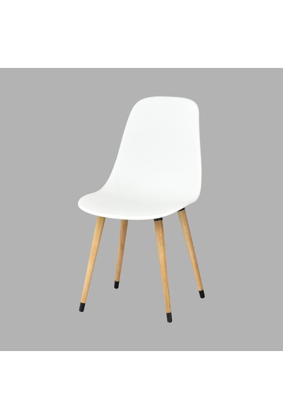 Vilinze Eames Ahşap Ayak Plastik Sandalye Vilinze Eames Ahşap Ayak Plastik Sandalye