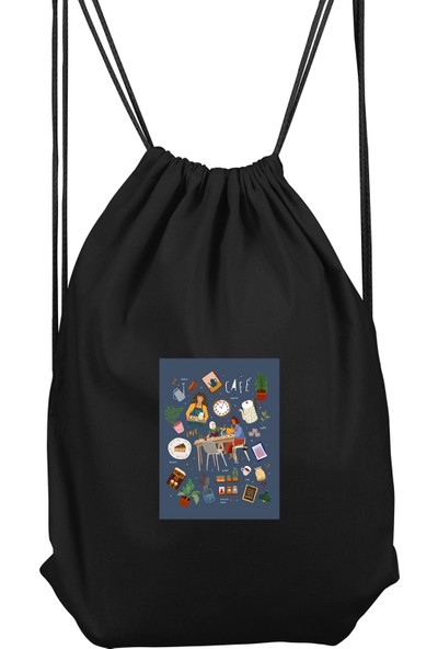 Kafe Spor Sırt Çantası 36X50 cm BLL526