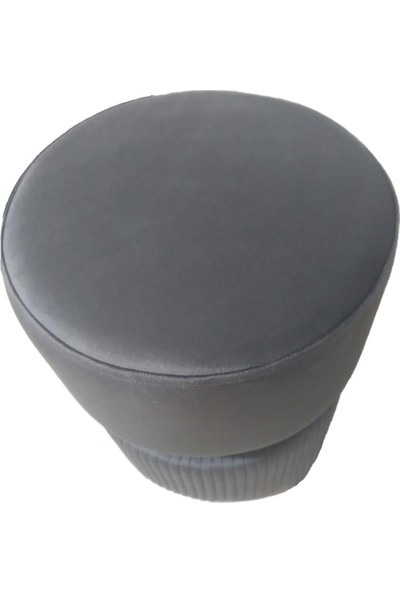 Breda Home Lüksspor Dikişli Gold Detaylı Siyah Kadifepuf Breda Home Lüksspor Dikişli Gold Detaylı Siyah Kadifepuf