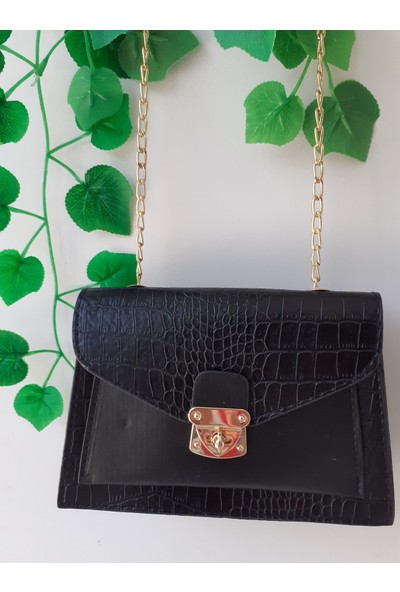 Perla Design Kadın Piramid Çevirmeli Klipsli Omuz Çantası