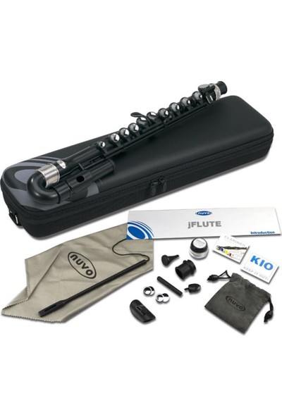 Yan Flüt Nuvo Jflüt Nuvo Siyah/çelik N200JFBK Yan Flüt Nuvo Jflüt Nuvo Siyah/çelik N200JFBK