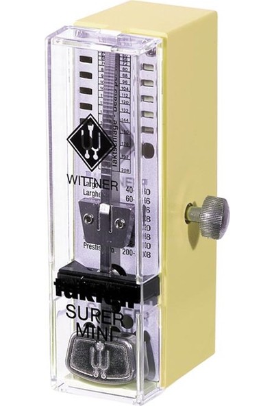 Metronom Mekanik Süper Mini Beyaz 882051 Metronom Mekanik Süper Mini Beyaz 882051