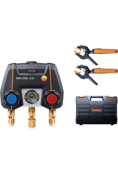 Testo 550i Akıllı Manifold Seti Testo 550i Akıllı Manifold Seti
