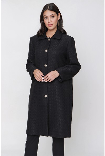 Aker 18620112 Dokulu Kumaş Gold Düğmeli Kap