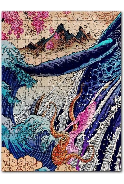 Cakapuzzle Ahtapot Yunus Balina ve Dalgalar 255 Parça Puzzle Yapboz Mdf (Ahşap) Cakapuzzle Ahtapot Yunus Balina ve Dalgalar 255 Parça Puzzle Yapboz Mdf (Ahşap)