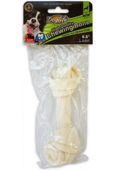 Doglife Düğümlü Kemik White 50GR Ad. 1li Paket