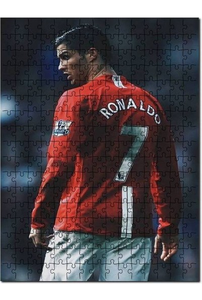 Cakapuzzle Manchester United 7 Numara Ronaldo 120 Parça Puzzle Yapboz Mdf (Ahşap)