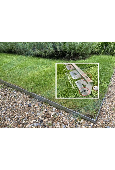 Mgf Sert Galvaniz (2 Mt. Boyunda) Çim Ayırıcı-Çim Sınırlayıcı Taş Toprak Ayıracı Mgf Sert Galvaniz (2 Mt. Boyunda) Çim Ayırıcı-Çim Sınırlayıcı Taş Toprak Ayıracı
