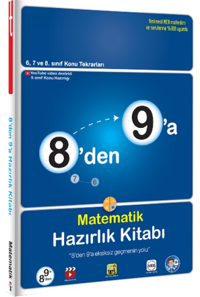 Tonguç Yayınları Tonguç 8'den 9'a Matematik Hazırlık Kitabı Tonguç Yayınları Tonguç 8'den 9'a Matematik Hazırlık Kitabı