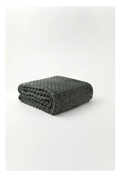 Merinos Pearl Tek Kişilik Tomurcuk Battaniye - Haki Yeşil