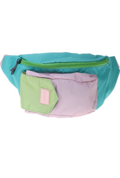 Aeropostale Larke Yeşil-Pembe Bel Çantası
