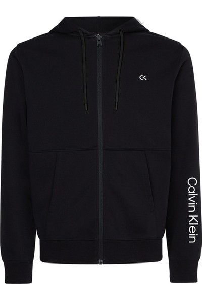 Calvin Klein 00GMS2J407BAE Kapüşonlu Normal Kalıp Düz Siyah Erkek Zip Ceket Calvin Klein 00GMS2J407BAE Kapüşonlu Normal Kalıp Düz Siyah Erkek Zip Ceket
