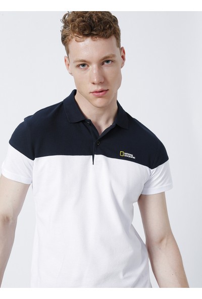 National Geographic Polo T-S, 2xl, Beyaz