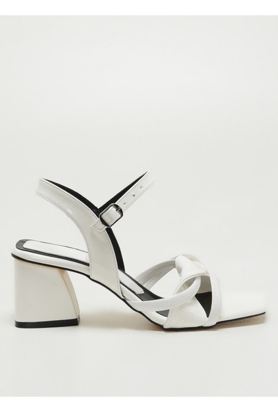 F By Fabrika Topuklu Ayakkabı, 39, Beyaz