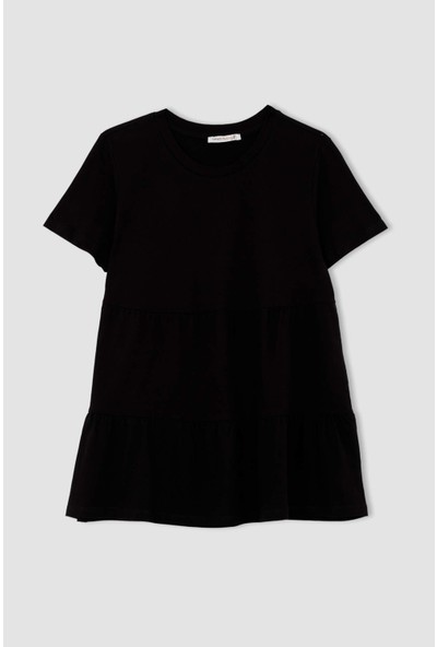 DeFacto Regular Fit Kısa Kollu Üst X2357AZ22SP DeFacto Regular Fit Kısa Kollu Üst X2357AZ22SP