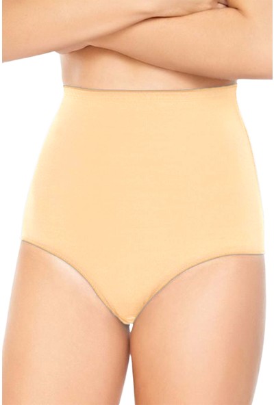 Belinay Kadın Yüksek Bel Korse Külot 0244 | Ten