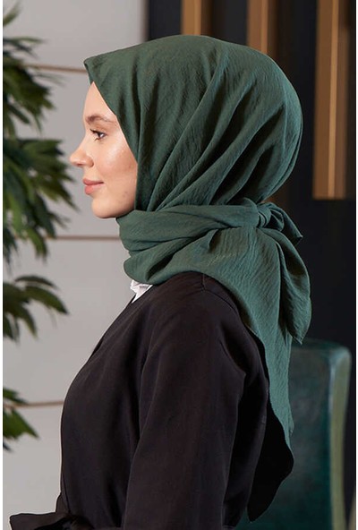 Madame Polo Luxury Pamuk Caz Eşarp - Pastel Yeşil Madame Polo Luxury Pamuk Caz Eşarp - Pastel Yeşil