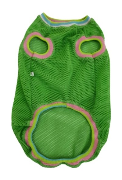 Gobo Yeşil Delikli Pembe Kollu Kedi Köpek Kıyafeti Elbisesi Gobo Yeşil Delikli Pembe Kollu Kedi Köpek Kıyafeti Elbisesi