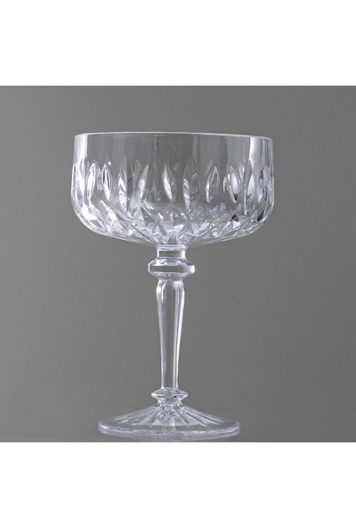 Jumbo Alesta Akrilik Kadeh /dondurmalık - Şeffaf