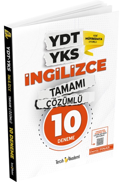 Tercih Akademi YDT YKS İngilizce Tamamı Çözümlü 10 Deneme Tercih Akademi YDT YKS İngilizce Tamamı Çözümlü 10 Deneme