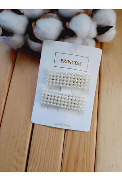 EyER Shoping Incili Çıtçıt Toka Beyaz EyER Shoping Incili Çıtçıt Toka Beyaz