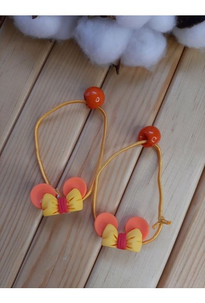 EyER Shoping Fiyonk Figürlü Bağlama Tokası Turuncu EyER Shoping Fiyonk Figürlü Bağlama Tokası Turuncu