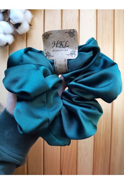 EyER Shoping Xxl Büyük Boy Saten Bağlama Tokası Zümrütyeşili EyER Shoping Xxl Büyük Boy Saten Bağlama Tokası Zümrütyeşili