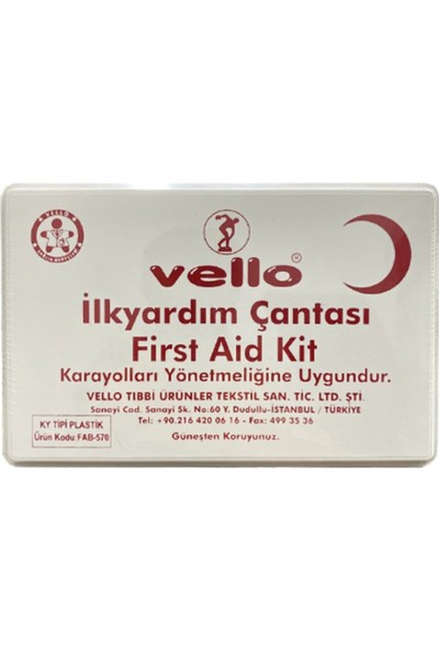 Vello Ilk Yardım Kutusu