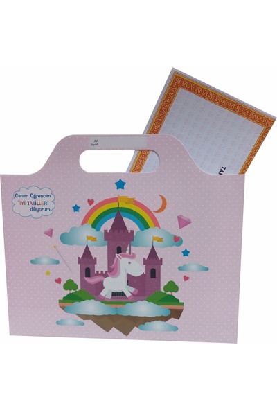 Elux Çanta Karne Kabı Kılıfı 1 Adet (Şato)