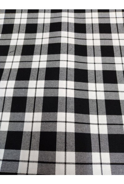 Narin Kumaş Gabardin Ekose Kumaş 150 cm