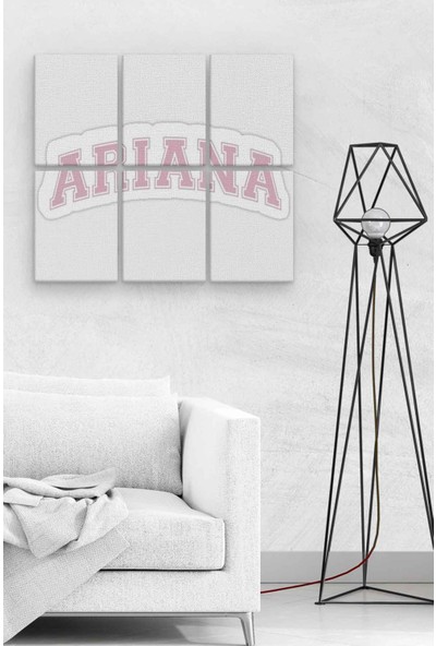 Ariana Grande 6 Parça Mdf Tablo NHL1431