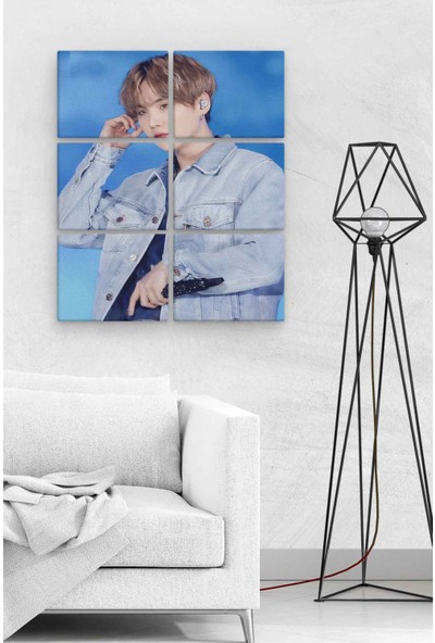 Bts 6 Parça Ahşap Mdf Tablo NHL3201