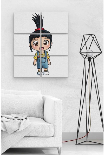 Anges 6 Parça Ahşap Mdf Tablo NHL3459