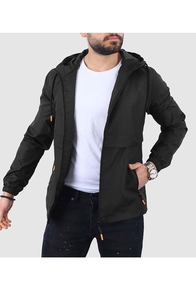 Casual Suit Erkek Siyah Rüzgar ve Suya Dayanıklı Mevsimlik Mont Casual Suit Erkek Siyah Rüzgar ve Suya Dayanıklı Mevsimlik Mont