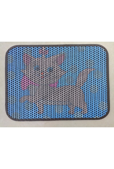 Esnima Renkli Elekli Desenli Kedi Tuvalet Önü Kum Paspası 60X45 cm Yıkanabilir Kum Toprak Toplayıcı Esnima Renkli Elekli Desenli Kedi Tuvalet Önü Kum Paspası 60X45 cm Yıkanabilir Kum Toprak Toplayıcı