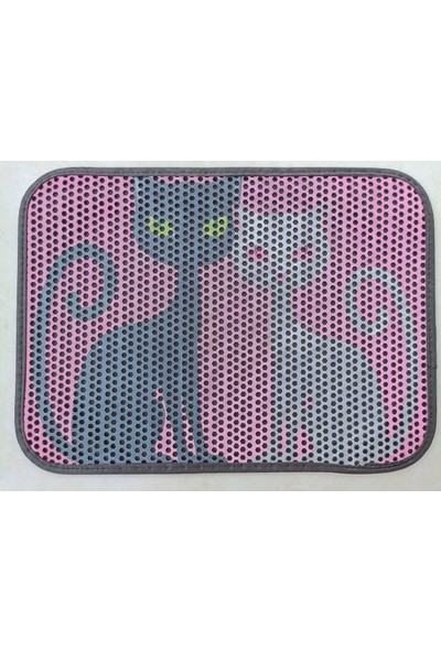 Esnima Renkli Elekli Desenli Kedi Tuvalet Önü Kum Paspası 60X45 cm Yıkanabilir Kum Toprak Toplayıcı Esnima Renkli Elekli Desenli Kedi Tuvalet Önü Kum Paspası 60X45 cm Yıkanabilir Kum Toprak Toplayıcı