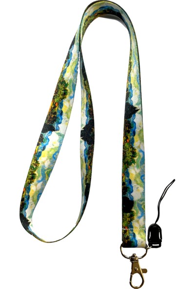 Stormistoretr Van Gogh Buğday Tarlası Boyun Ipi Telefon Askısı