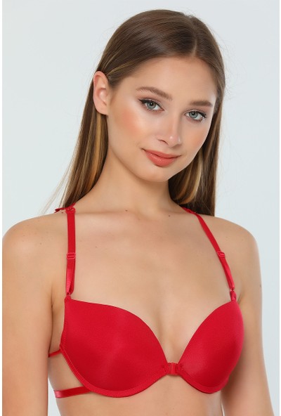 Önden Açılır Sırt Dantel Yarım Dolgu Sütyen