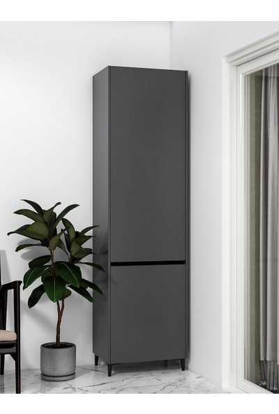 Neef Living Kombi Dolabı Gri Tam Boy 220'LIK Demonte Neef Living Kombi Dolabı Gri Tam Boy 220'LIK Demonte