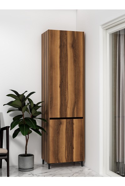 Neef Living Kombi Dolabı Ceviz Tam Boy 220'LIK Demonte Neef Living Kombi Dolabı Ceviz Tam Boy 220'LIK Demonte