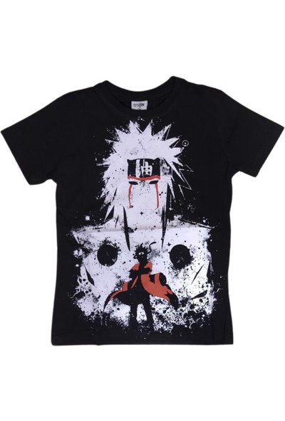 Orijin Siyah Regular Pamuklu Anime Baskılı Çocuk T-Shirt Naruto Shadow Bleed Orijin Siyah Regular Pamuklu Anime Baskılı Çocuk T-Shirt Naruto Shadow Bleed