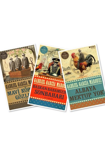 Albaya Mektup Yok - Başkan Babamızın Sonbaharı - Mavi Köpeğin Gözleri, Gabriel Garcia Marquez 3 Kitap Albaya Mektup Yok - Başkan Babamızın Sonbaharı - Mavi Köpeğin Gözleri, Gabriel Garcia Marquez 3 Kitap