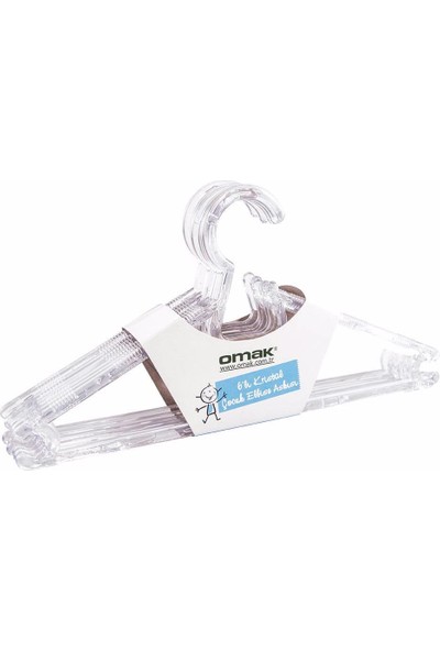 Decobella 24'lü Kristal Çocuk Elbise Askısı Bebek Askısı