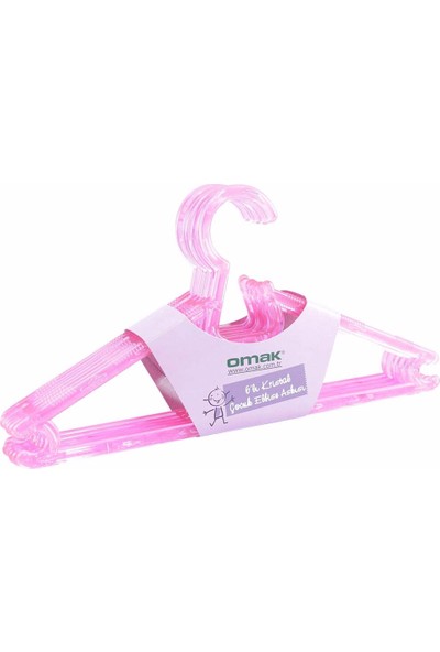 Decobella 24'lü Kristal Çocuk Elbise Askısı Bebek Askısı