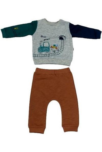 Tongs Baby Choo Choo 2'li Takım 4077 Kahve