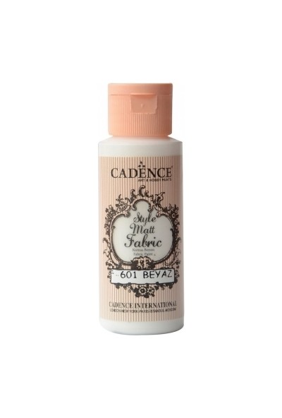Cadence 601 Beyaz Mat Kumaş Boyası 59ML(CC) Cadence 601 Beyaz Mat Kumaş Boyası 59ML(CC)