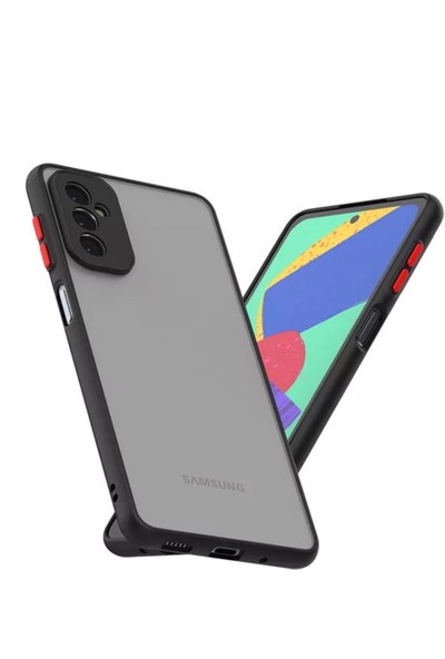 Samsung Galaxy M23 5g Uyumlu Kılıf Kamera Lens Korumalı Arkası Mat Şeffaf Tuşları Renkli Ince Kapak Samsung Galaxy M23 5g Uyumlu Kılıf Kamera Lens Korumalı Arkası Mat Şeffaf Tuşları Renkli Ince Kapak
